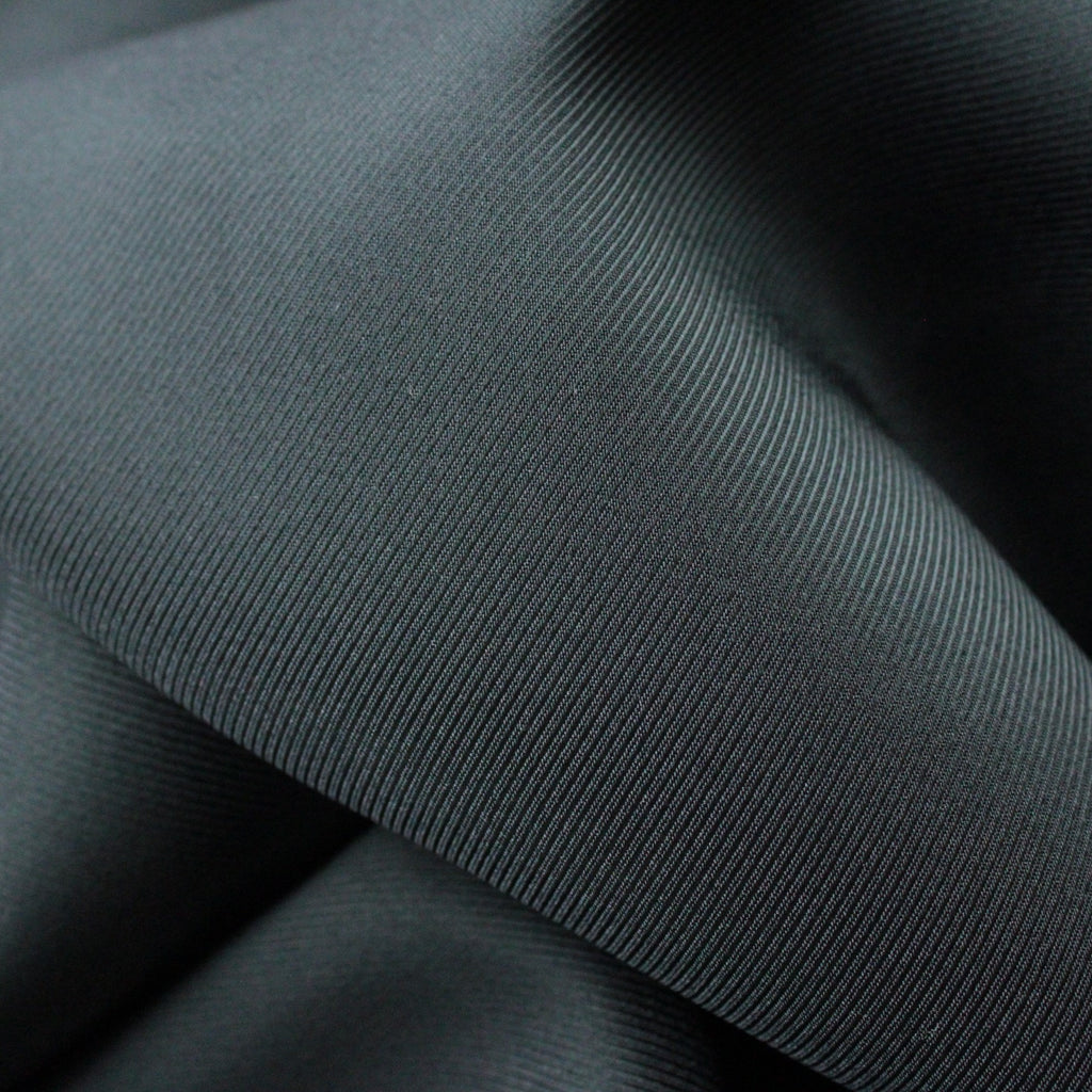 Italian Deadstock Lining - Charcoal – Former and Latter Fabrics
