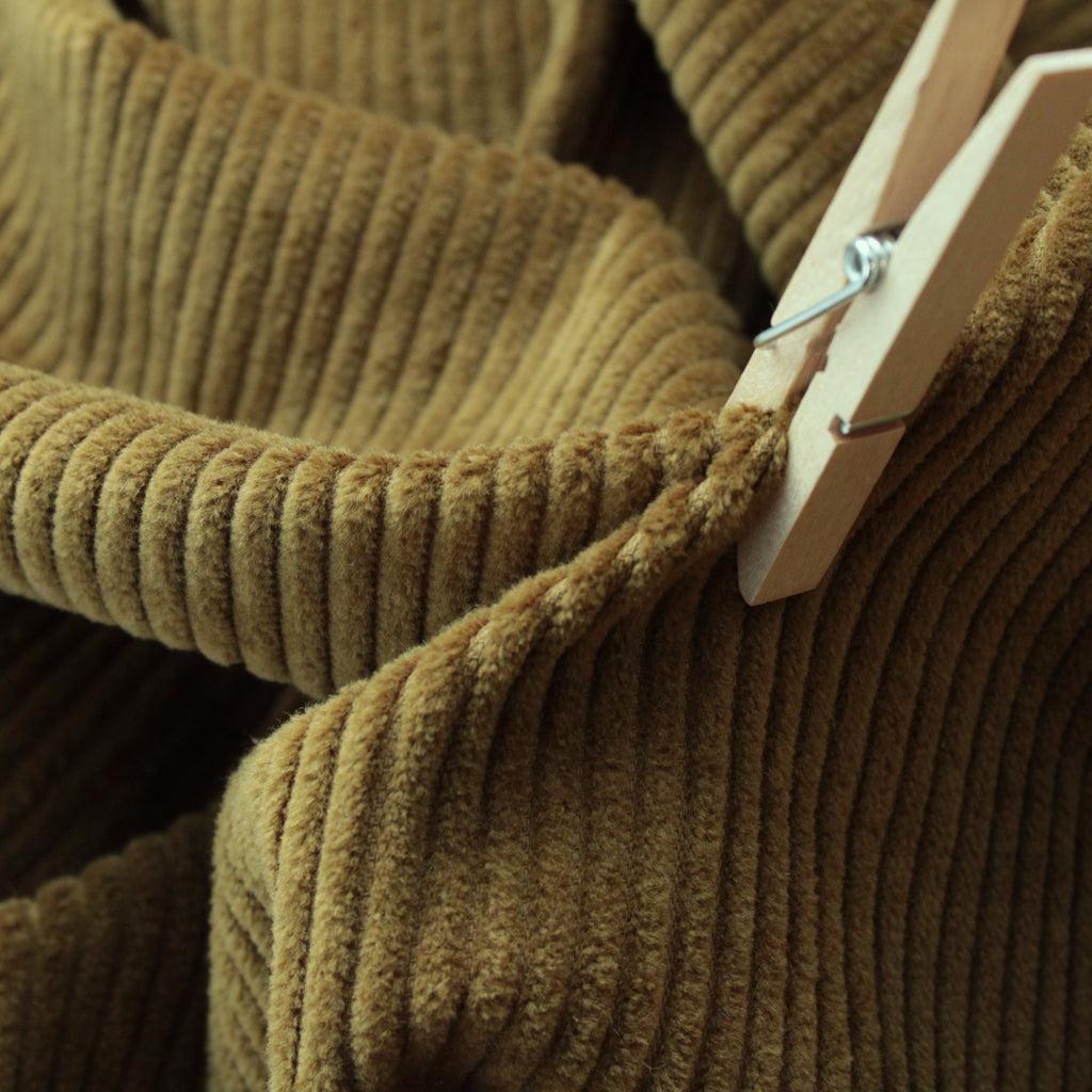 Washed 4.5 Wale Chunky Cord - Olive – Former and Latter Fabrics