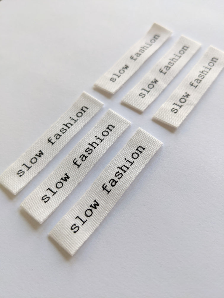 Intensely Distracted Labels - "Slow Fashion" – Former and Latter Fabrics